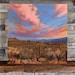 Bitterroot Valley | Square Landscape Mounted Print, Montana Prairie ...