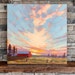 Delta Farmland | Square Landscape Mounted Print, Farmland Skies ...