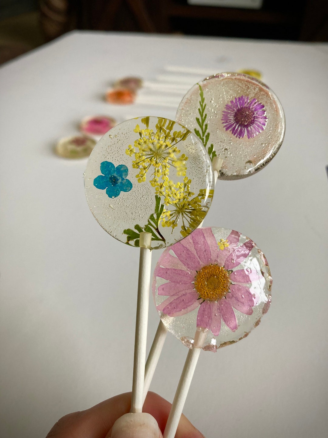 Flower Lollipops - Etsy
