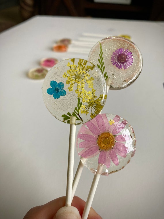 Flower Lollipops - Etsy