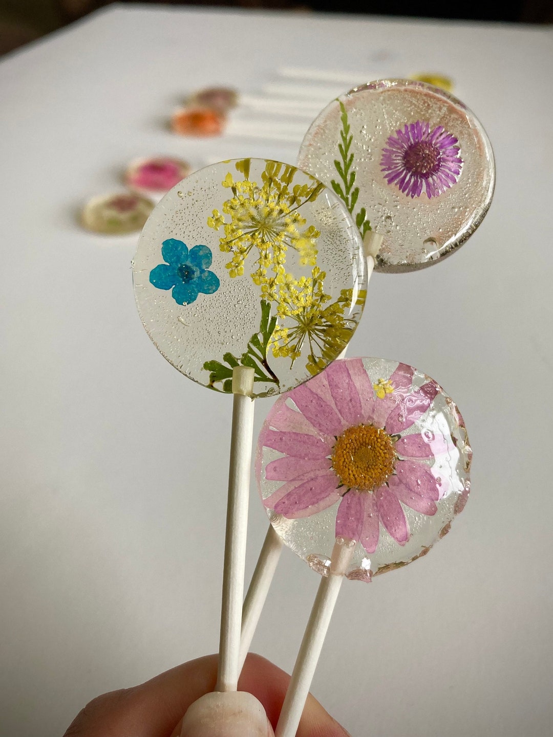 Flower Lollipops - Etsy