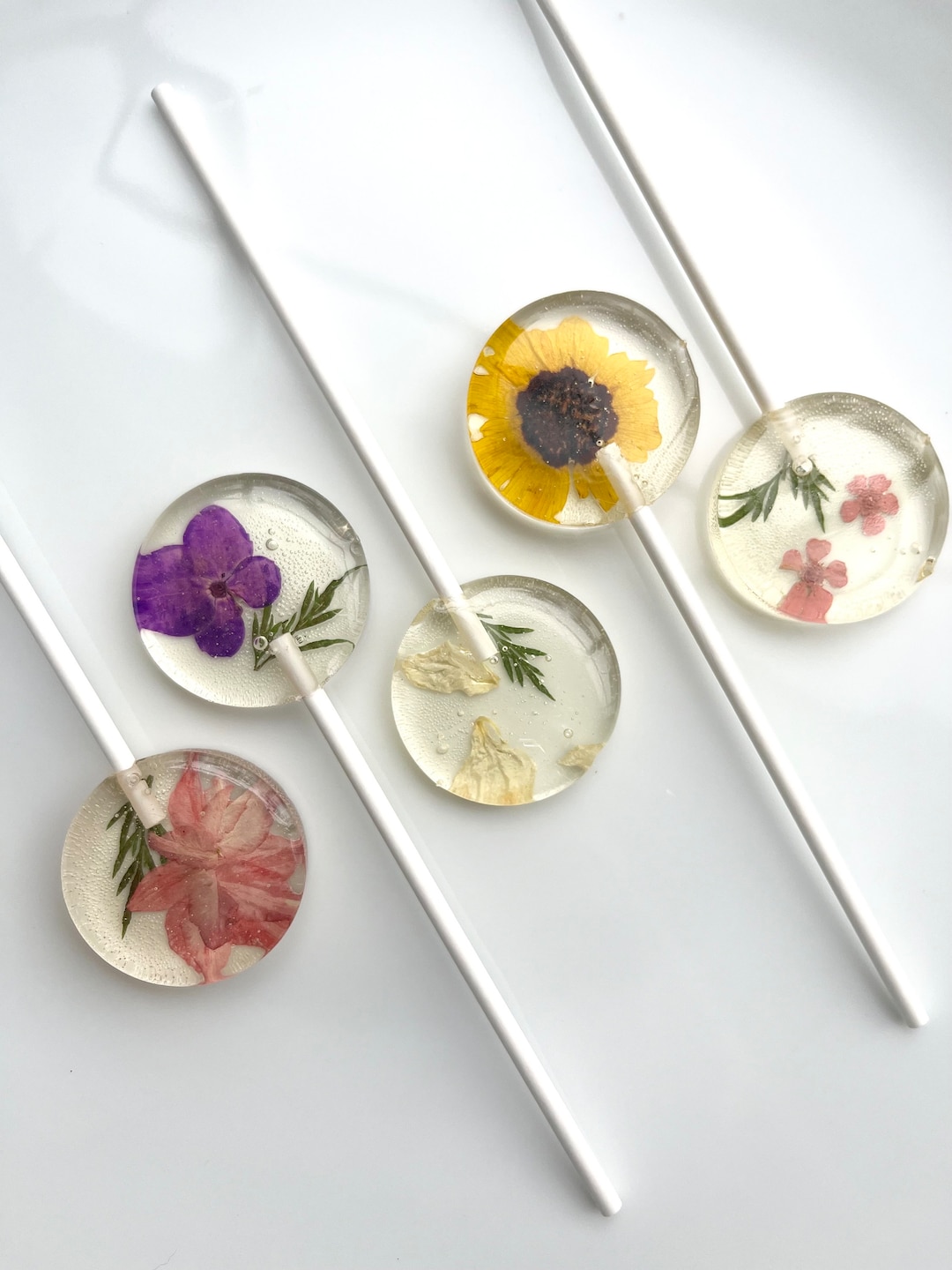 Flower Lollipops - Etsy
