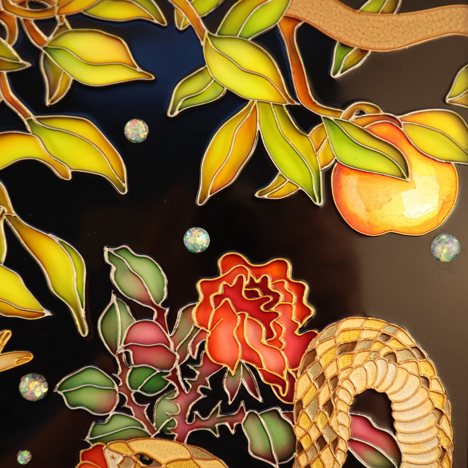 The Temptation of Eve Stained Glass Painting by Mr.hi - Etsy