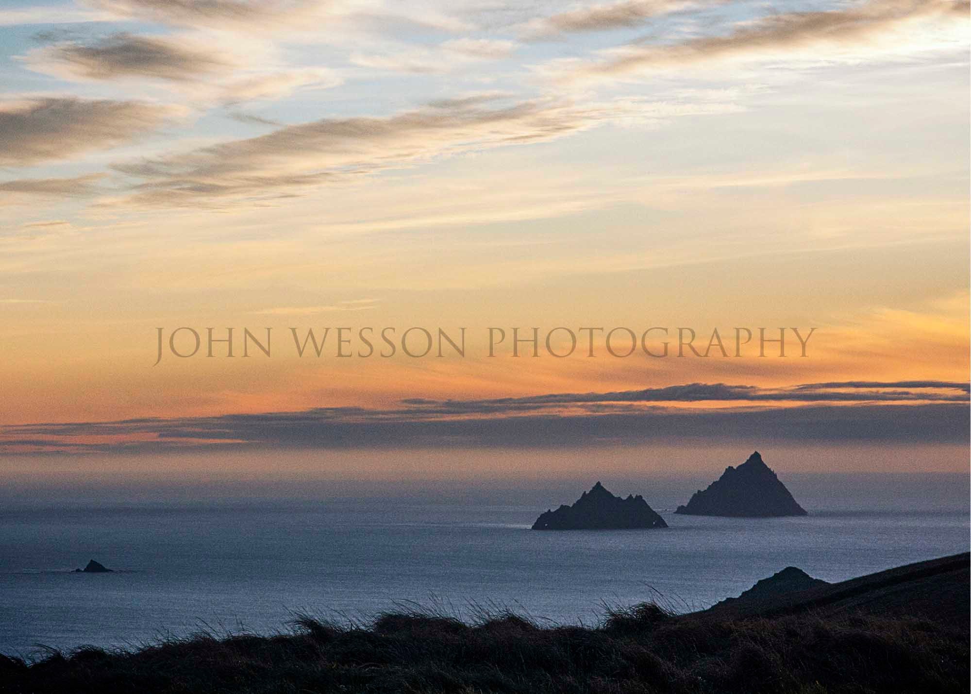 Skellig Sunset - Etsy