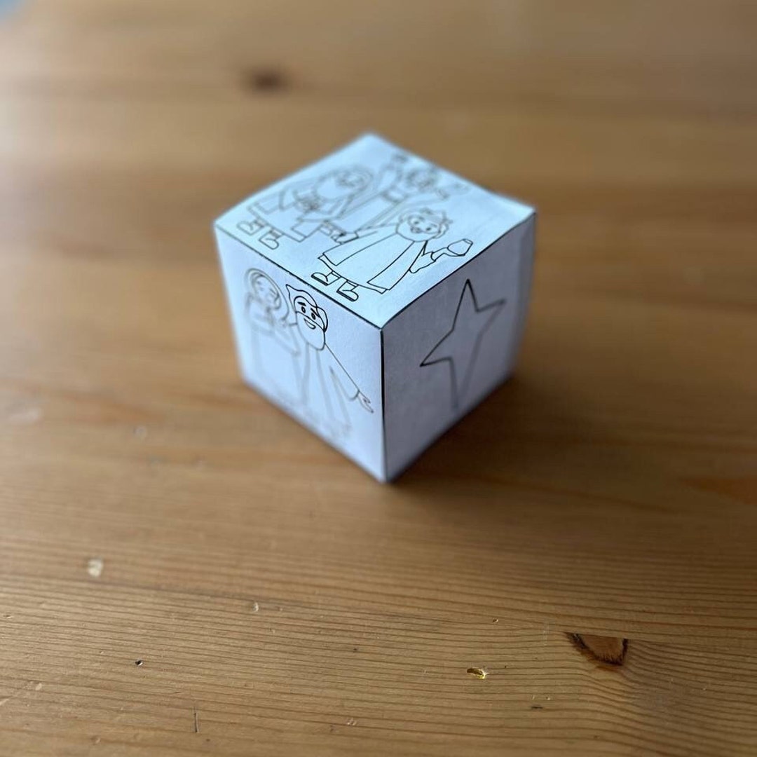 Faith-based Christmas Story Game Cube | Church or Homeschool Activity ...