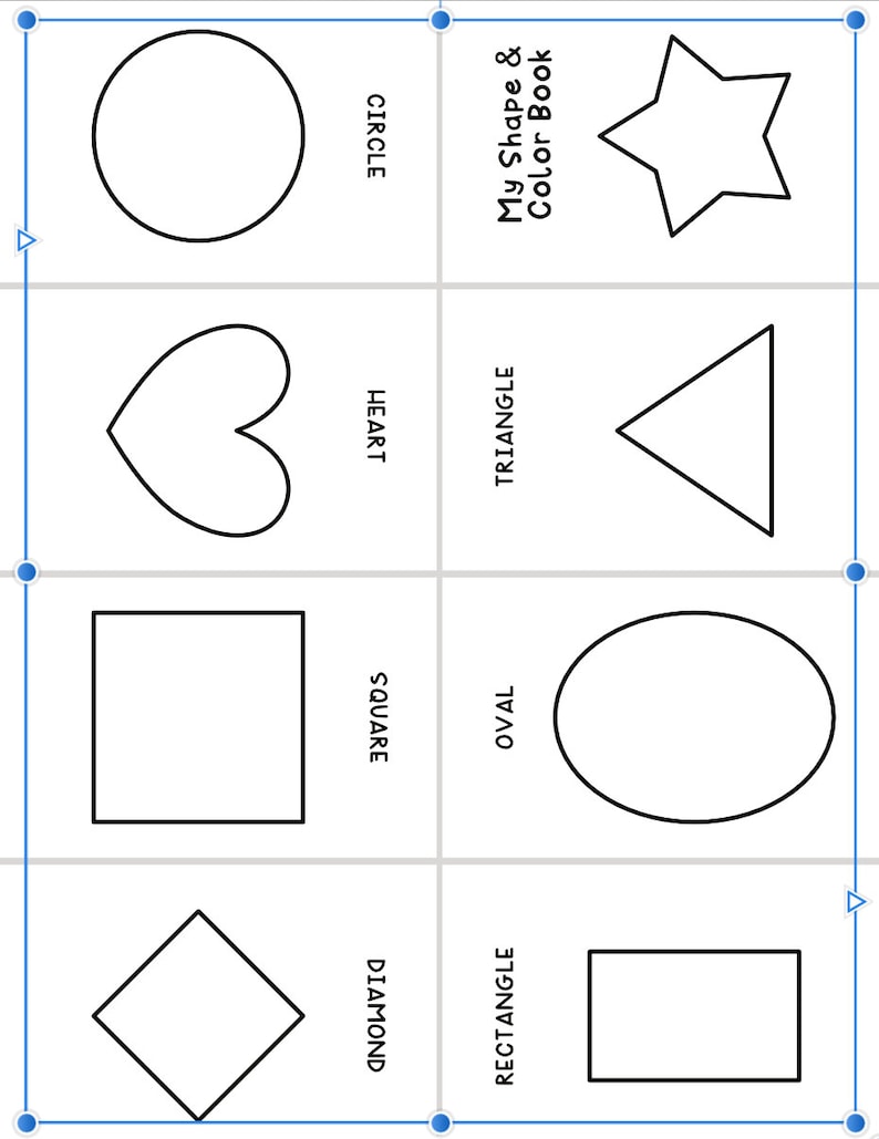 Shapes & Colors Book for Teaching and Learning Kids Preschool ...