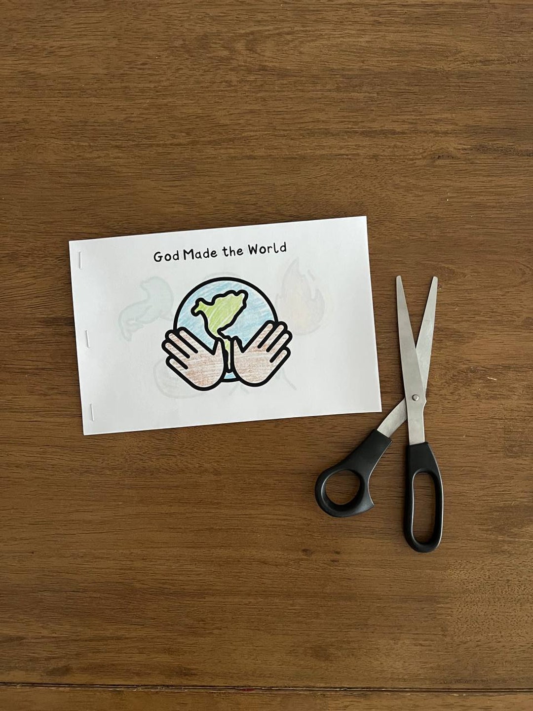 God Made the World: an Easy-to-read Religious Book About Creation - Etsy