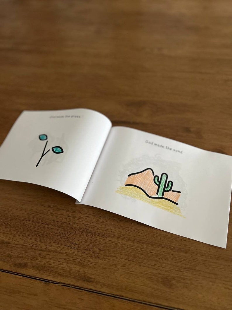 God Made the World: an Easy-to-read Religious Book About Creation - Etsy