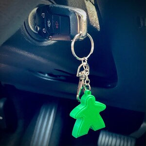 Meeple Keychain With Backpack Clip - Etsy