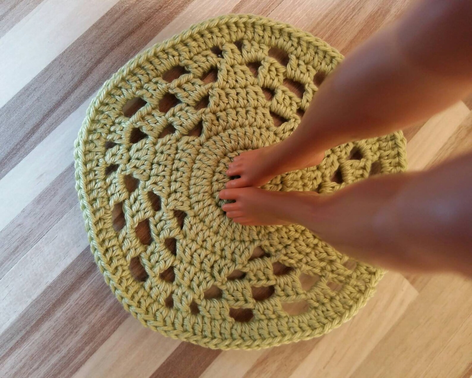 Bohemian Crochet Star Rug for Dolls Dollhouse 1:6 or 1/12 - Etsy