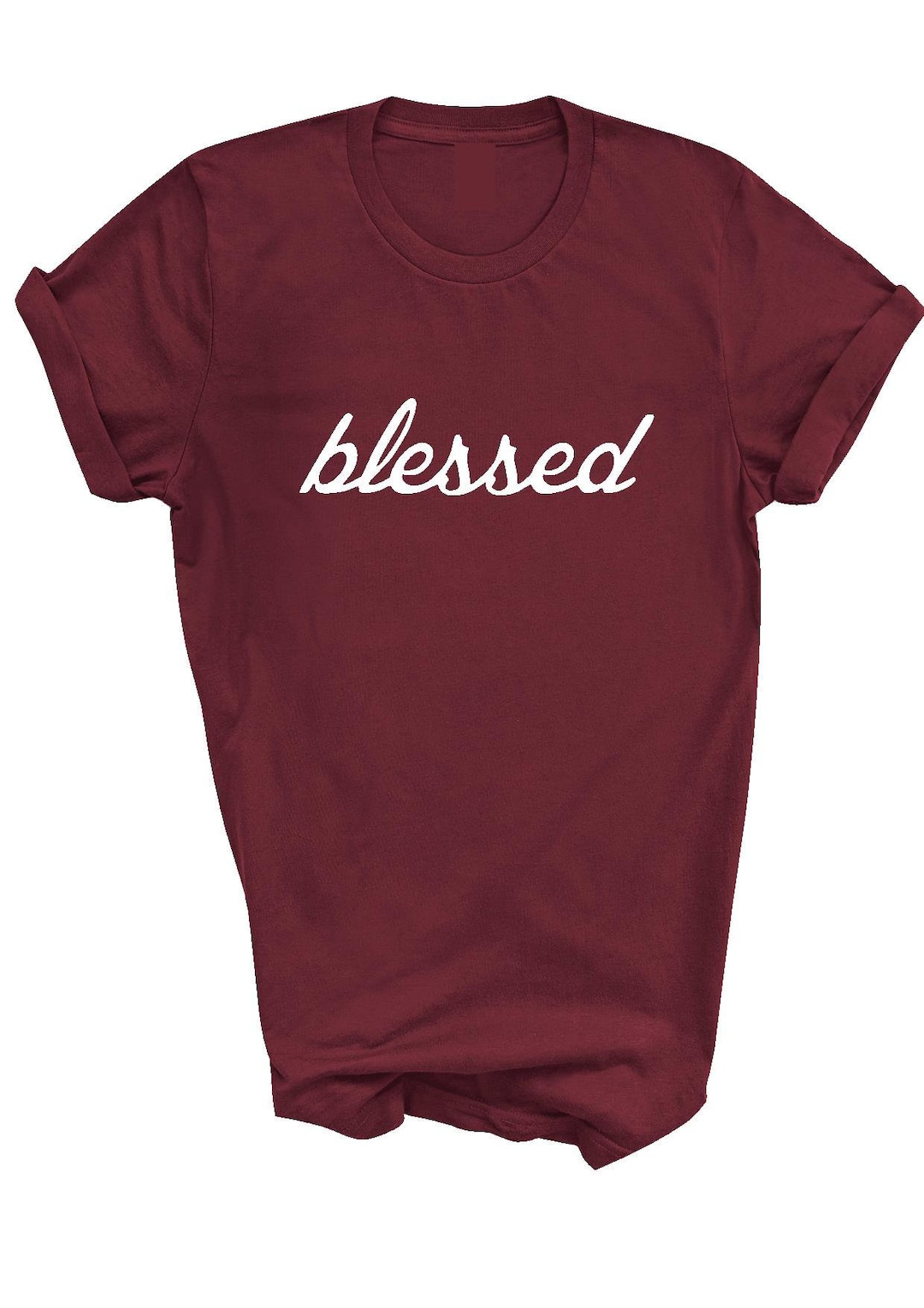 Blessed T-shirt Grateful Religious Christian Tee Christianity Sm-xxxl ...