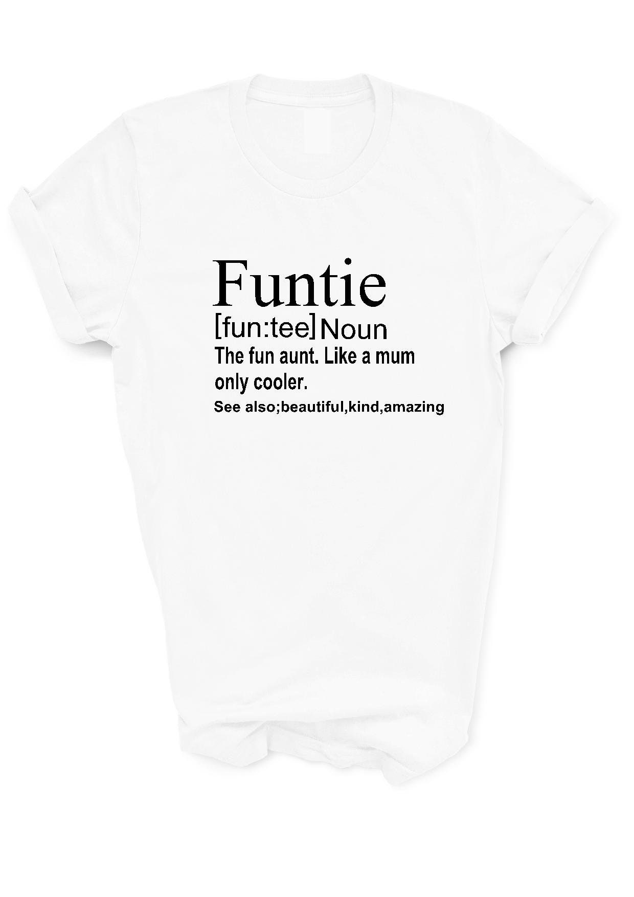 Funtie T-shirt ,shirts for Aunts, Funny Aunt Tee Aunt Gift, Gift for ...