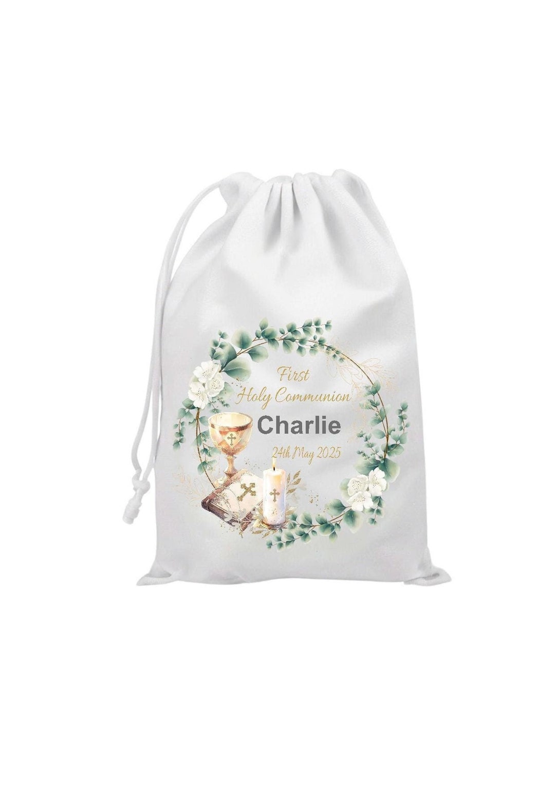 Personalised First Holy Communion Bag for Bible or Pray Book ,communion ...