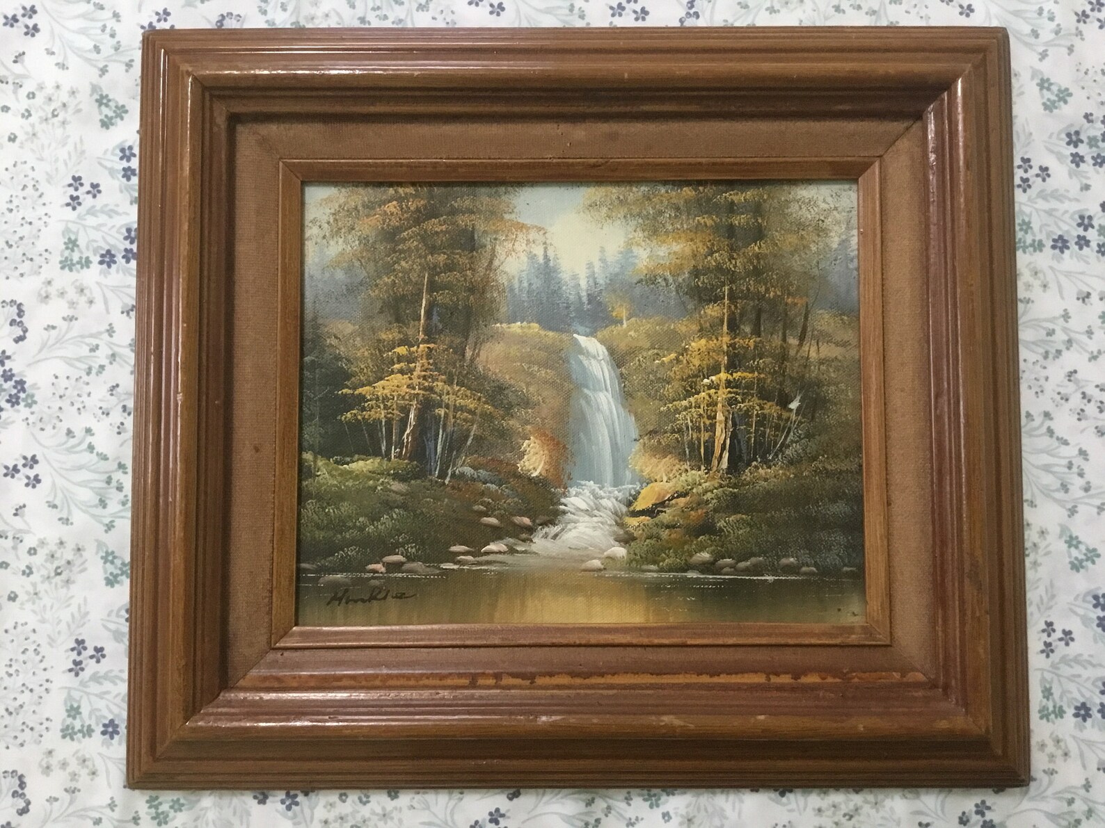 Landscape Original Signed Oil Painting by Hinkle - Etsy