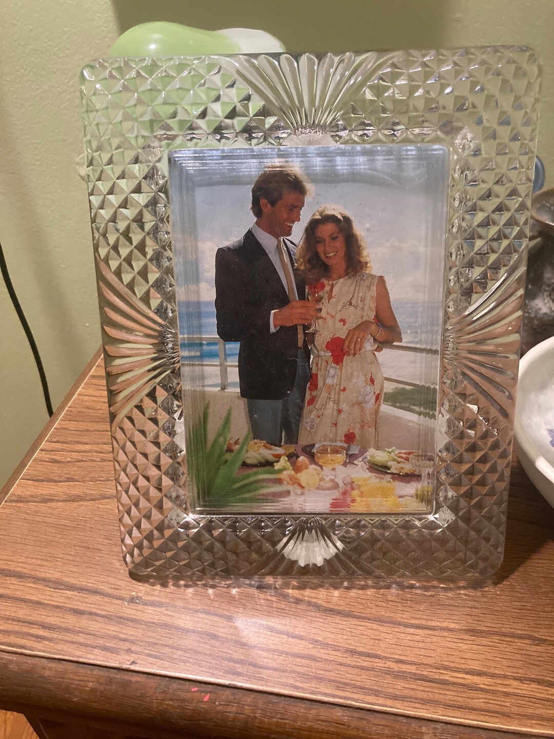 Shannon Crystal Picture Frame 24% Lead - Etsy