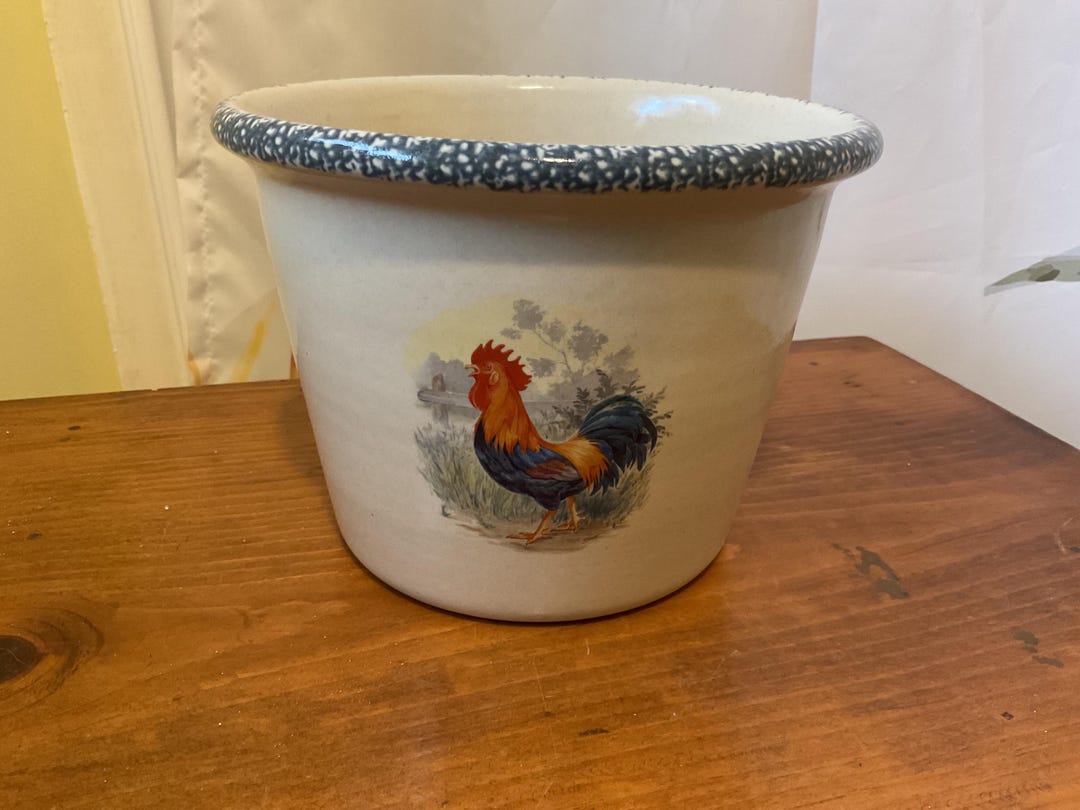 Home & Garden Party Rooster Utensil Crock - Etsy