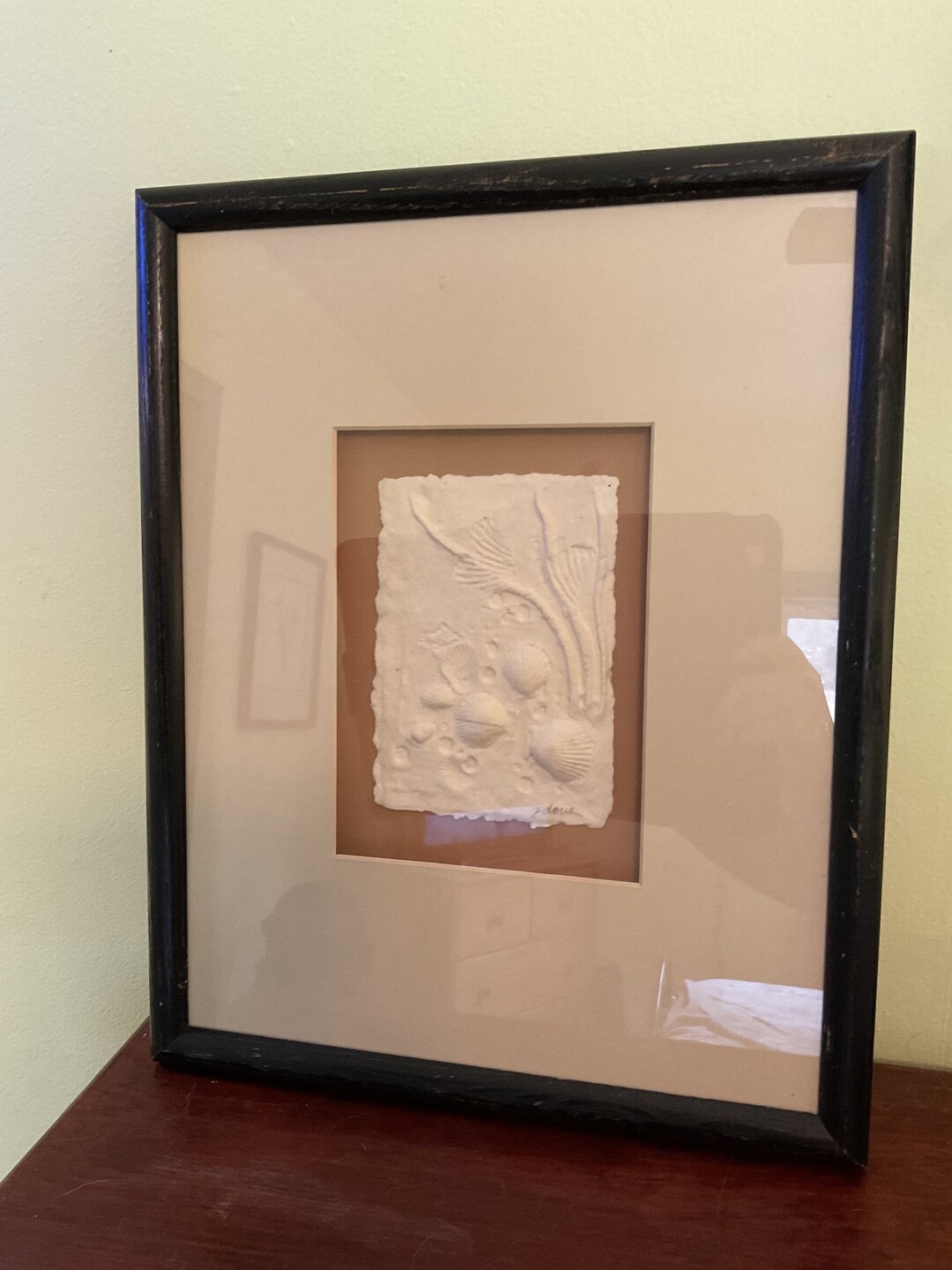 Original Papier Mache Signed Art Embossed Sea Shells - Etsy