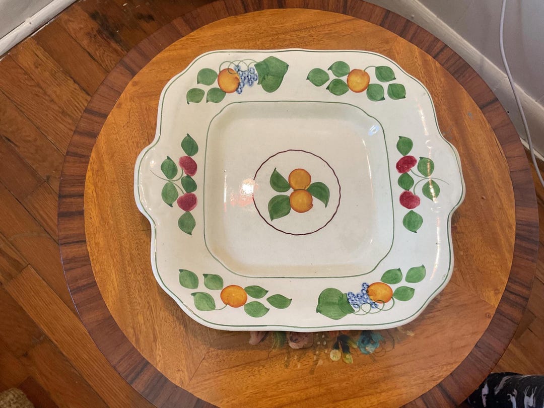 Adams Royal Ivory Titian Ware Serving Plate - Etsy