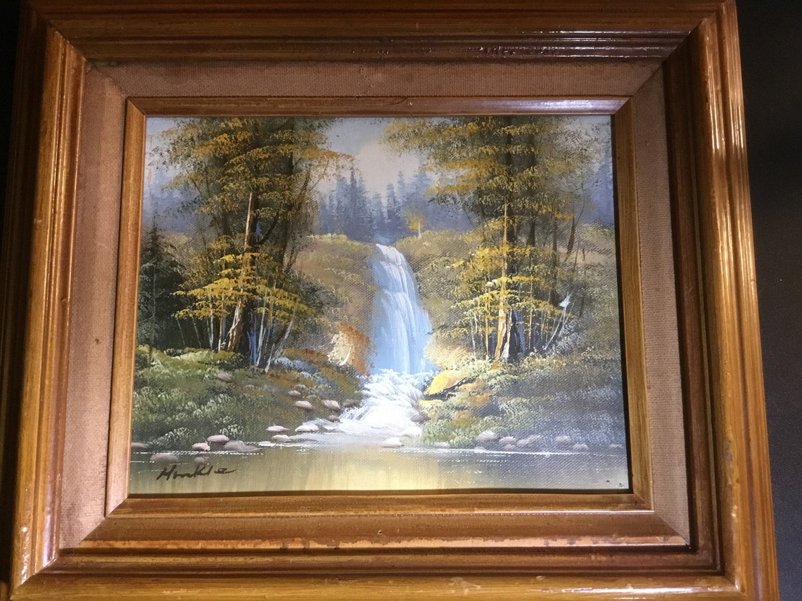 Landscape Original Signed Oil Painting by Hinkle - Etsy