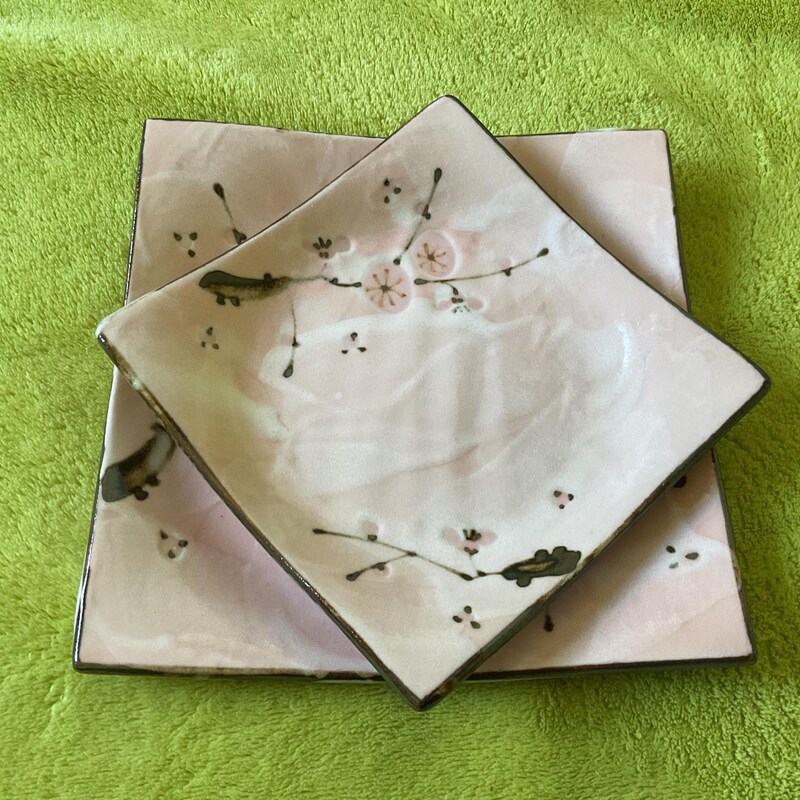 Sakura Plates Dinnerware - Etsy