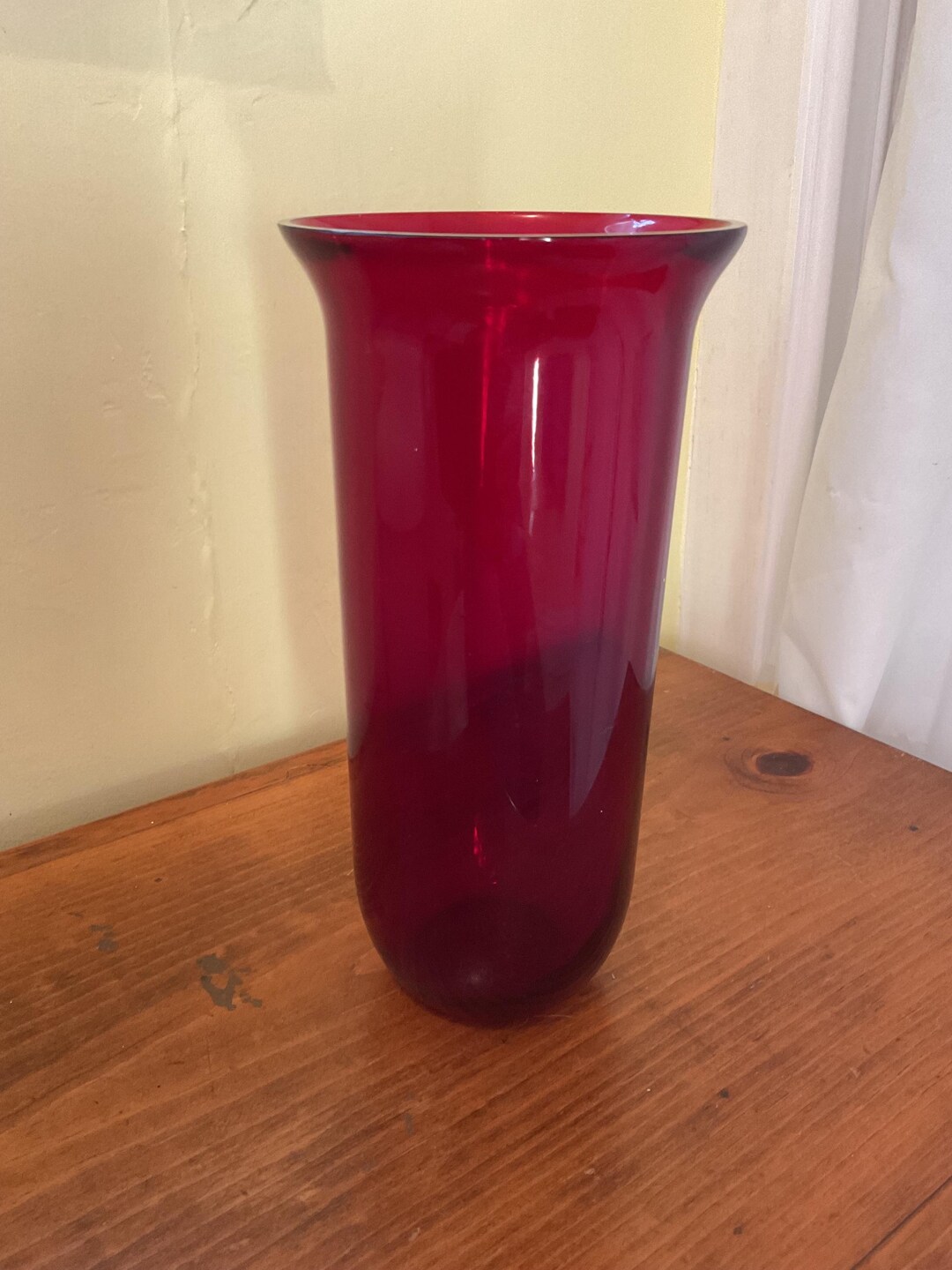 Ruby Red Glass Sanctuary Lamp Globe - Etsy