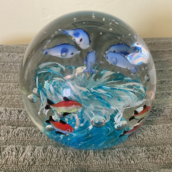 Glass Paperweight - Etsy
