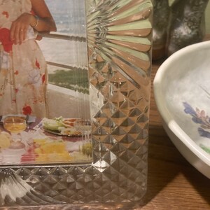 Shannon Crystal Picture Frame 24% Lead - Etsy