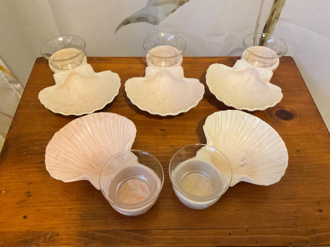 Karoff 1950's Sea Servers Set Shrimp Cocktail (5) - Etsy