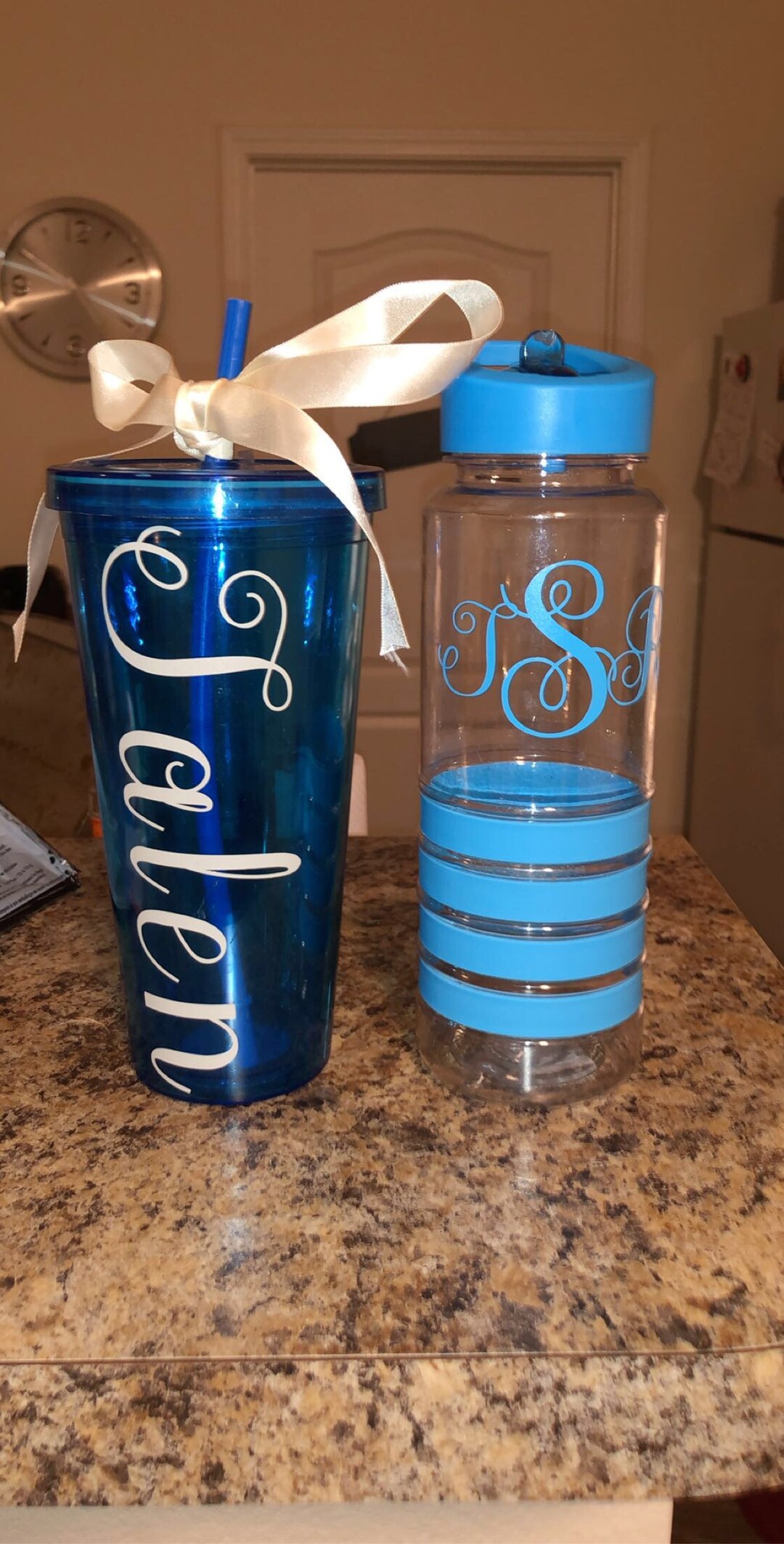 Personalized Monogram Tumblers - Etsy