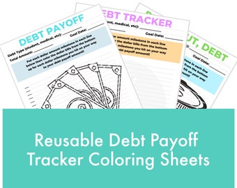 Moneybag Debt Coloring Sheet Fun Financial Printable PDF Digital ...