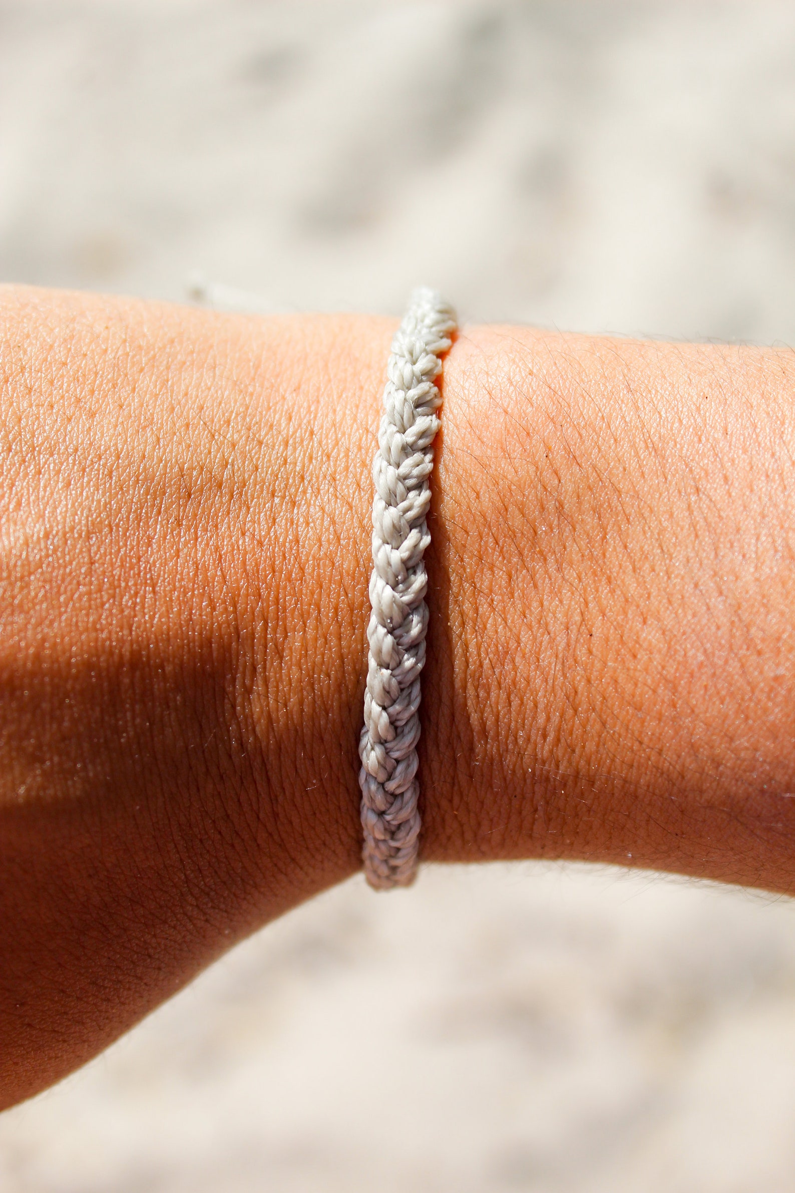 Thick Braided Bracelet or Anklet | Etsy