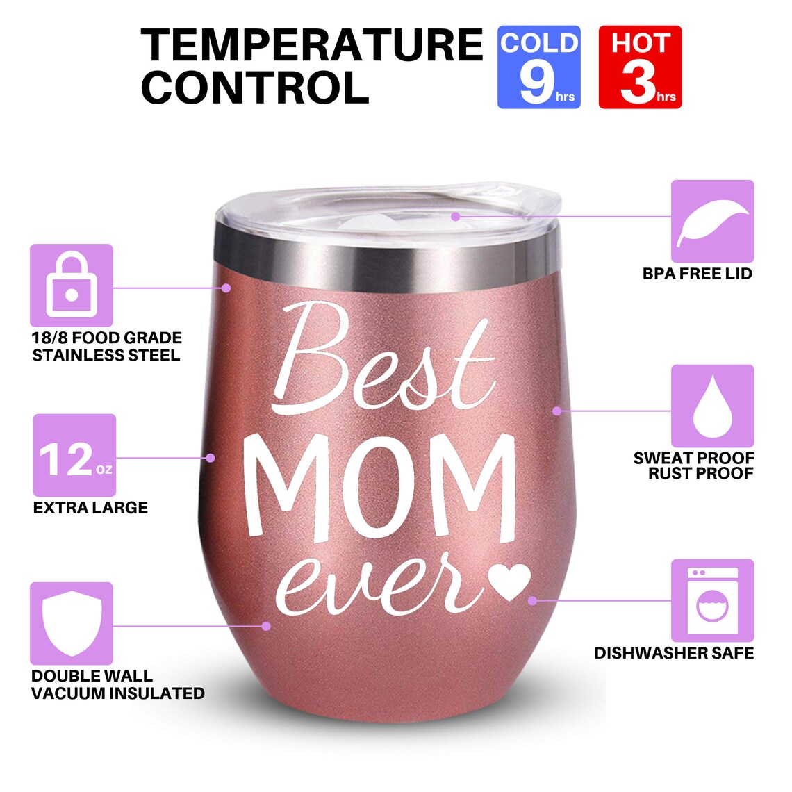 Best Mom Ever Tumbler And Mom Mug Mom T From Daughter Or Etsy