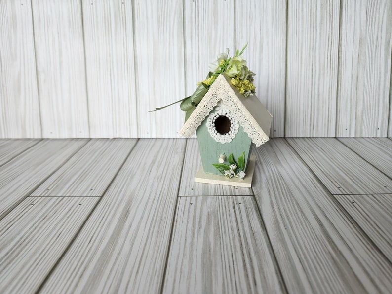 Decorative Mini Birdhouses 5 Color Options - Etsy