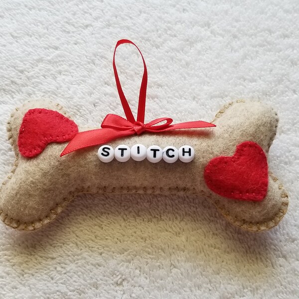 Felt Dog Ornament - Etsy