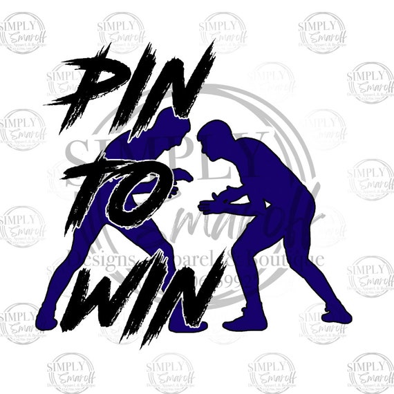Pin to Win Wrestling PNG - Etsy Ireland