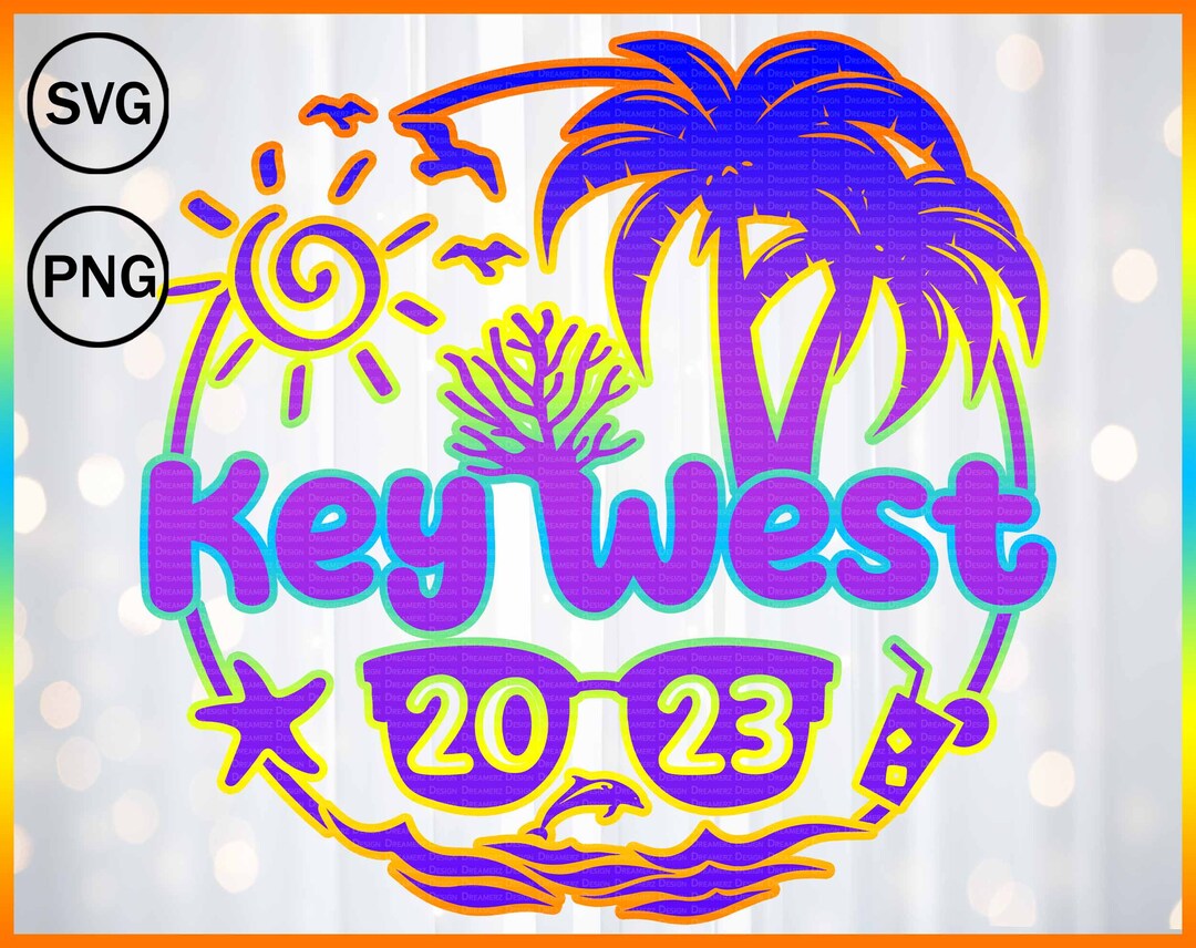 Key West Tee Shirt Png Florida 2023 Svg Girls Trip Matching - Etsy