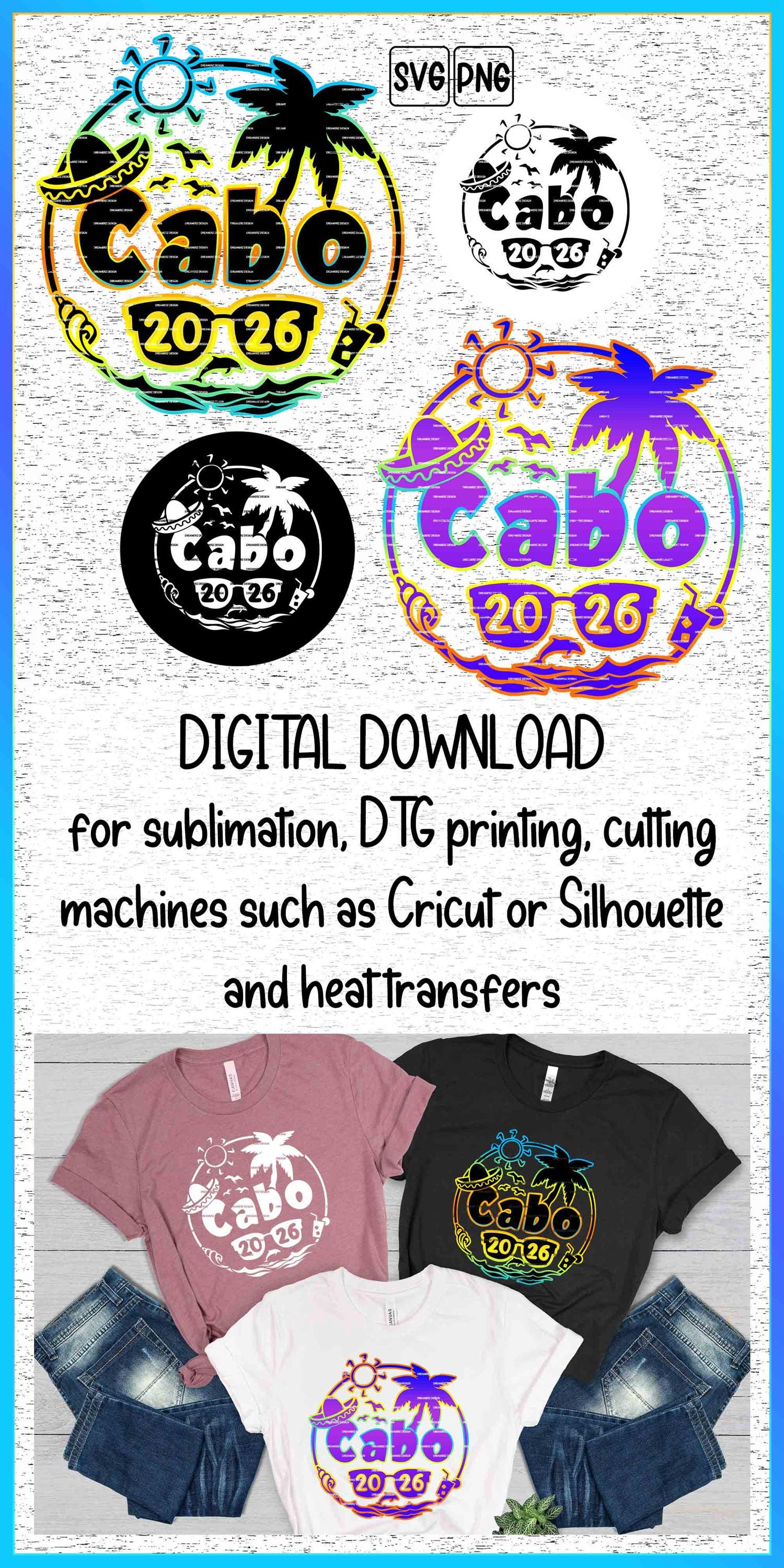 Cabo 2026 Trip Png Svg Mexico Vacation Digital Download - Etsy
