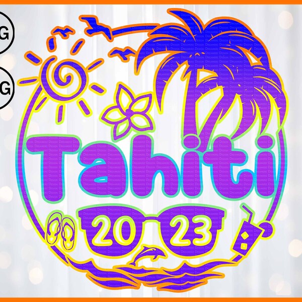 Tahiti Clip Art - Etsy