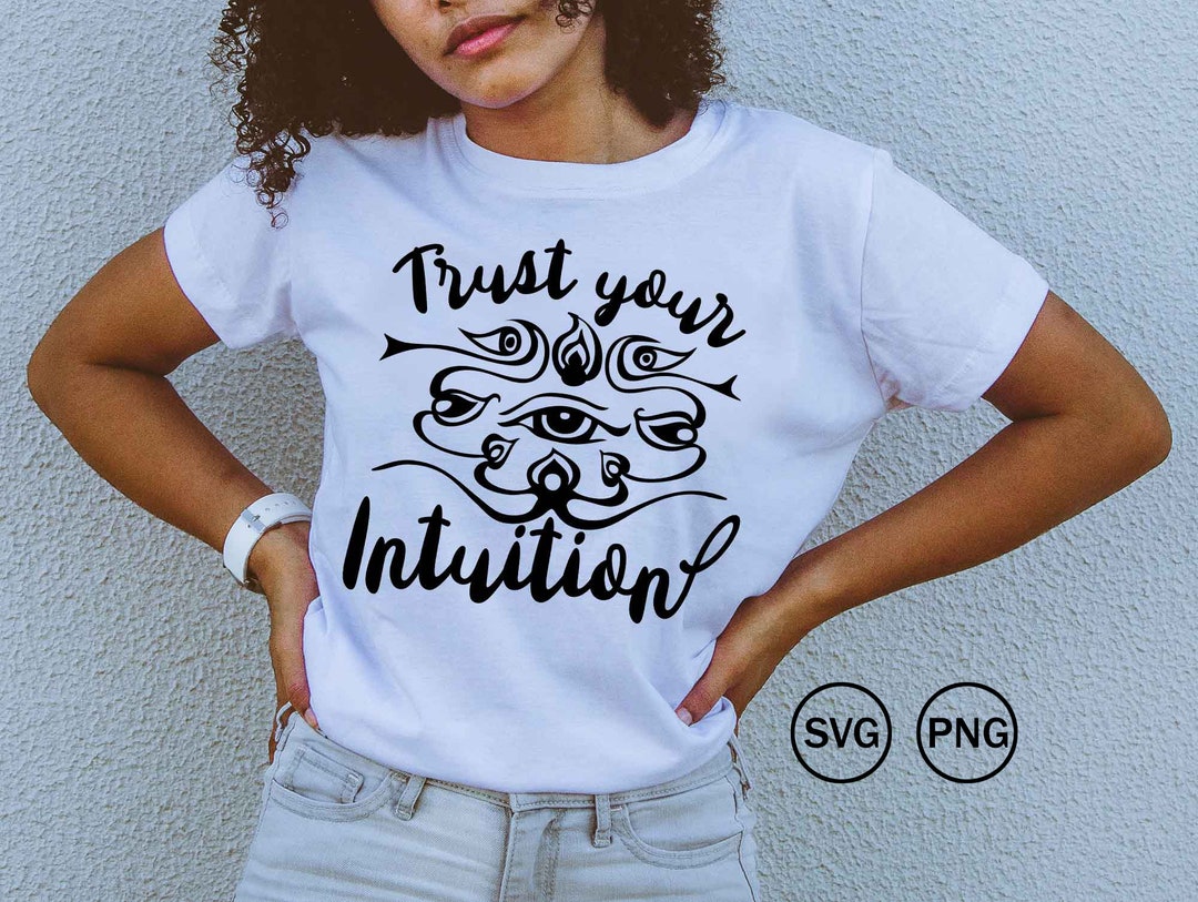 Trust Your Intuition Svg, Spiritual Gifts for Women, Third Eye Svg ...