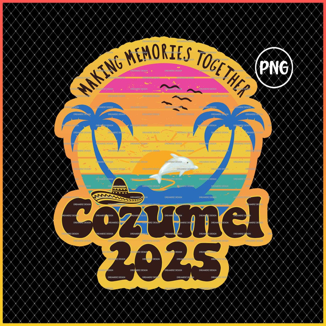 Cozumel Sticker Png Mexico 2025 Shirt Retro Png, Mexican Vacation Gift ...