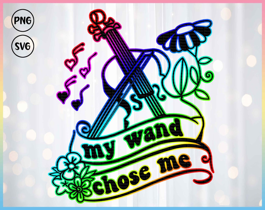My Wand Chose Me Violin Svg, Violinist Gift, Violin Player Gift, Violin ...