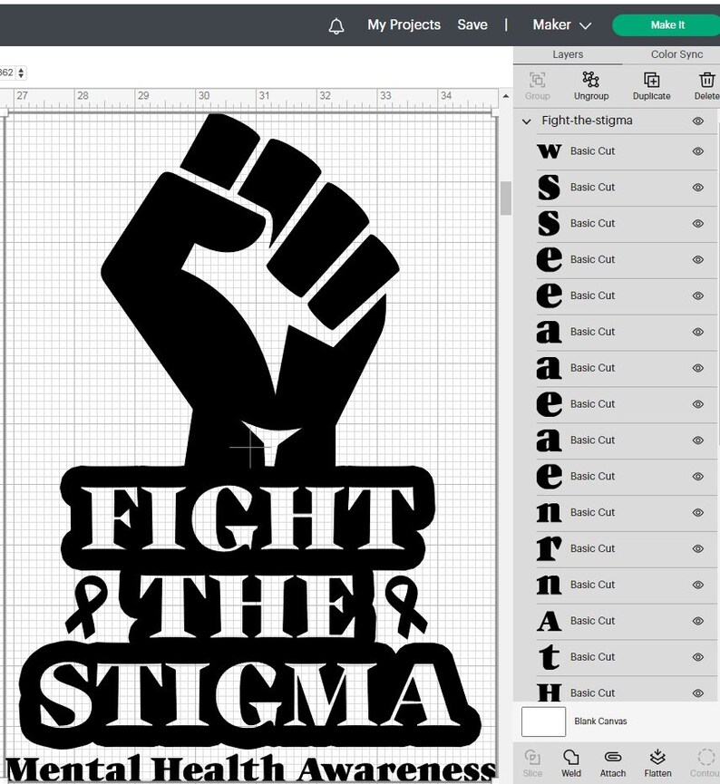 Fight the Stigma Svg Mental Health Awareness Svg Mental - Etsy