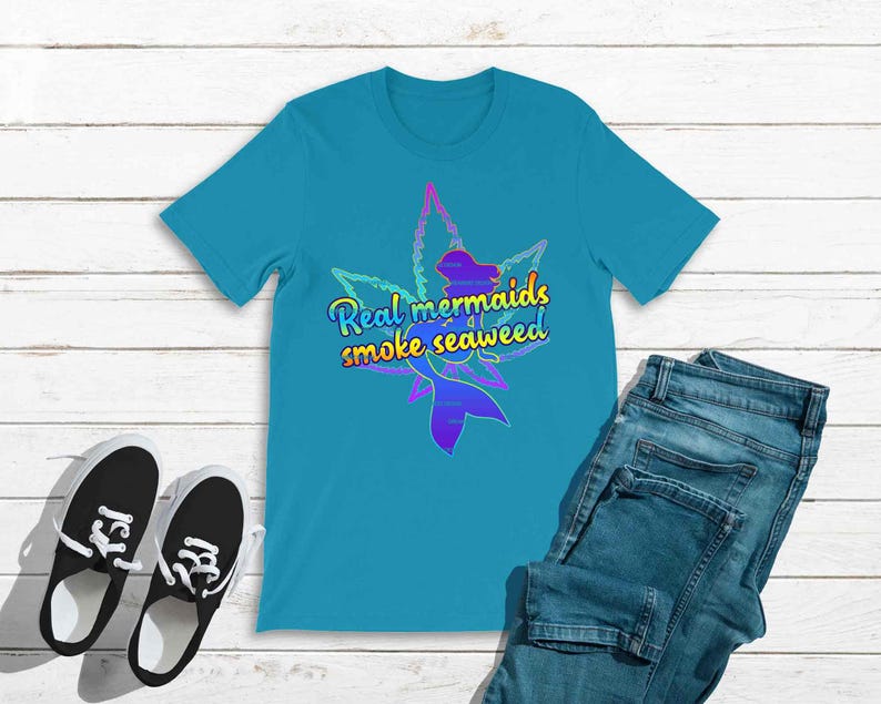 Real Mermaids Smoke Seaweed SVG, Stoner PNG (digital Download) - Etsy