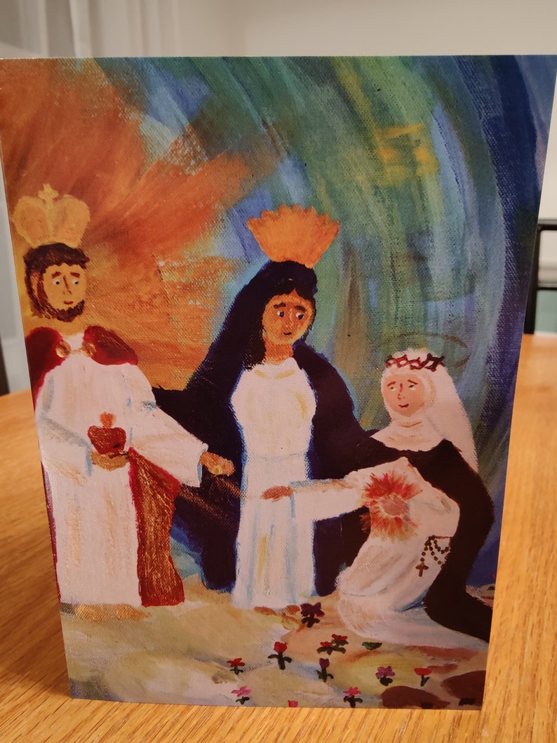 St. Catherine of Siena Final Vows Card - Etsy