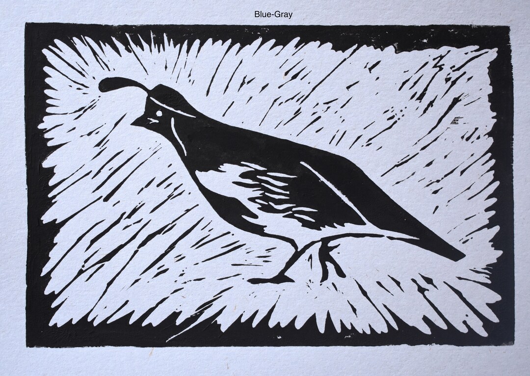 Gambel's Quail Linoleum Block Print - Etsy