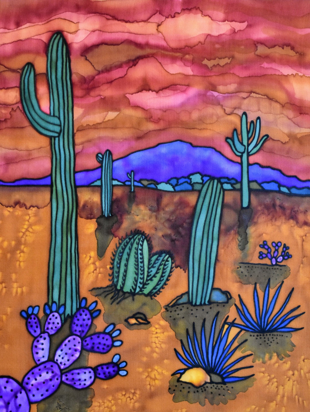 The Red Desert 9x12 Print - Etsy