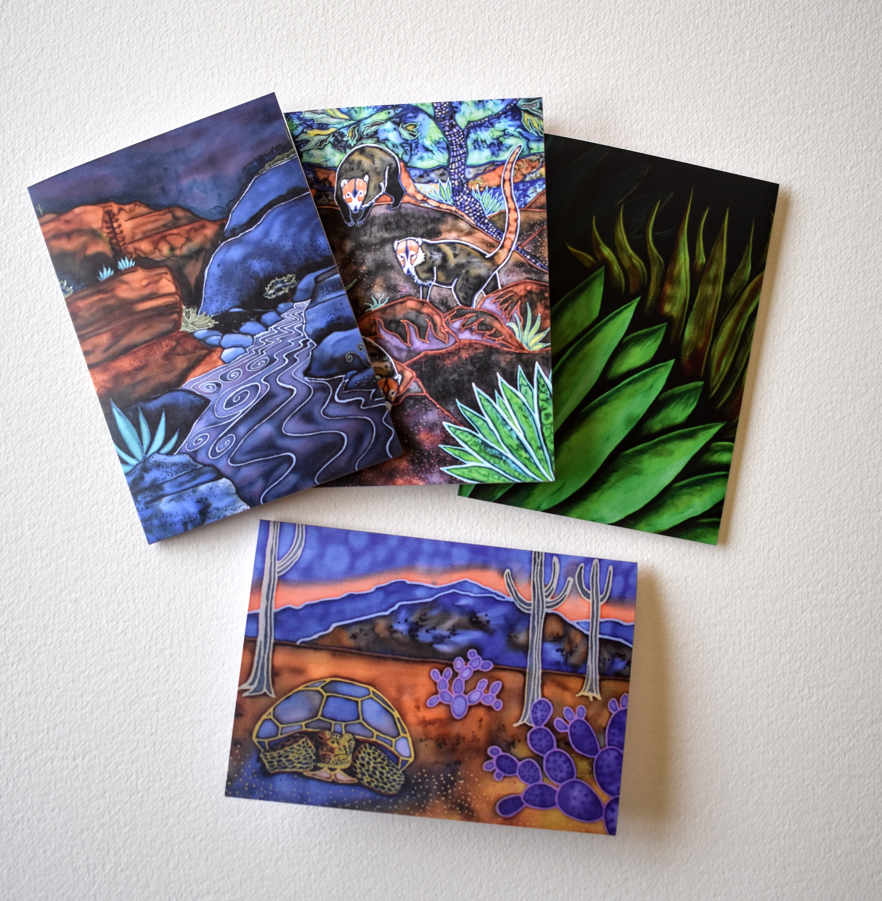 Desert Flora and Fauna Set of 4 - Etsy