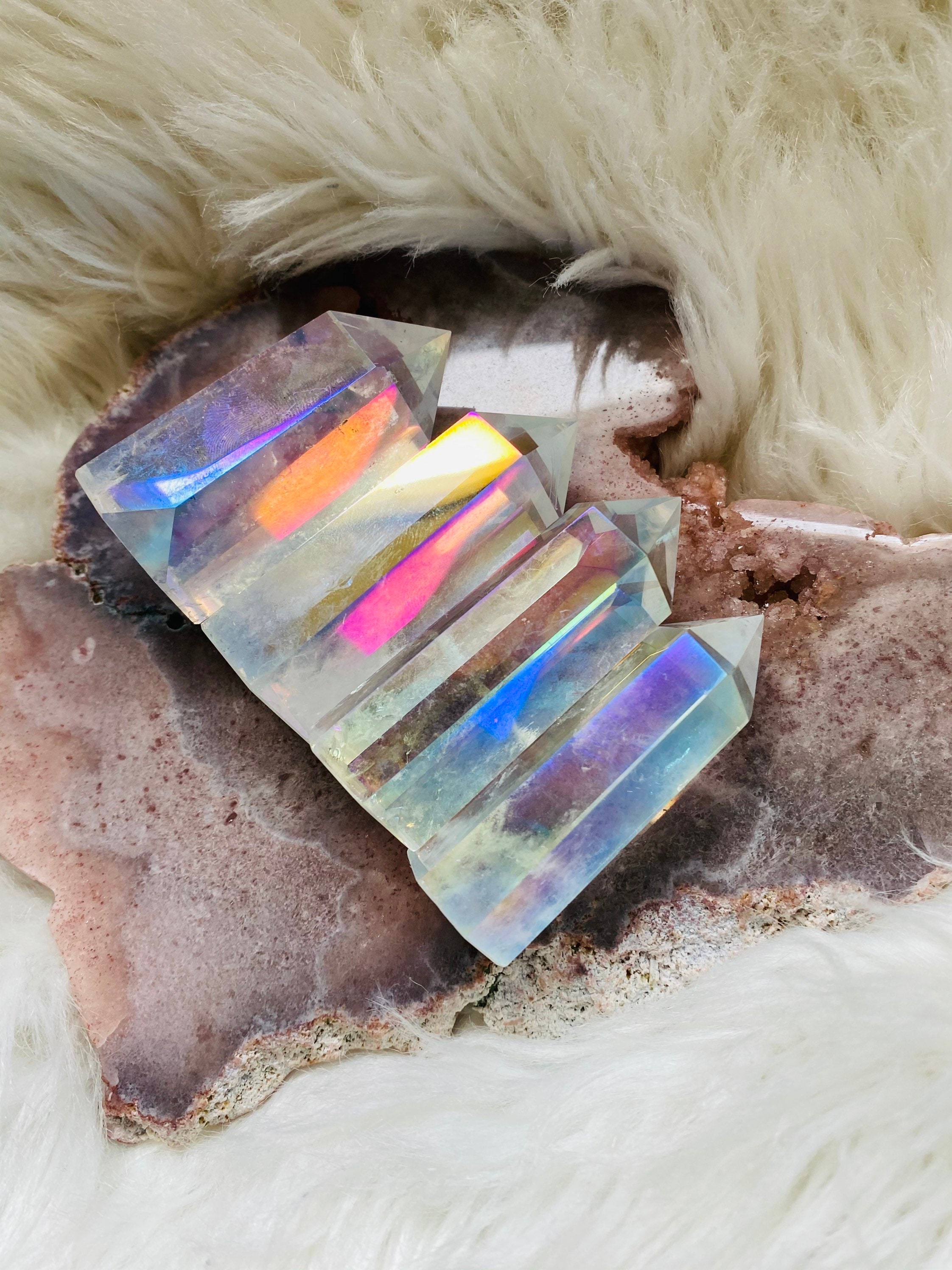 Angel Aura Towers Aura Quartz Points Generators | Etsy