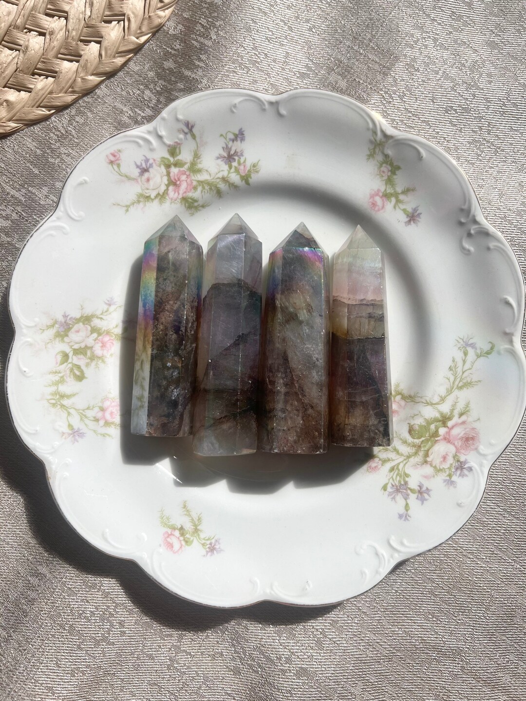 Aura Garden Quartz Towers, Angel Aura Scenic Quartz Lodolite Points ...