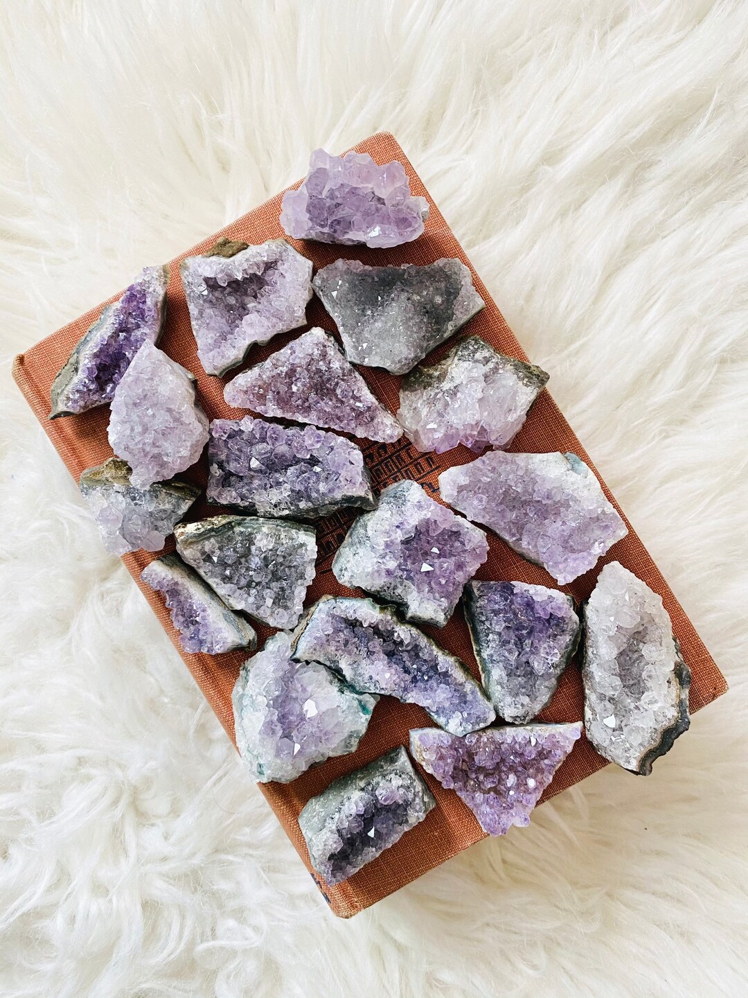 Natural Mini Amethyst Clusters, Small Druzy Amethyst Cluster, Amethyst ...